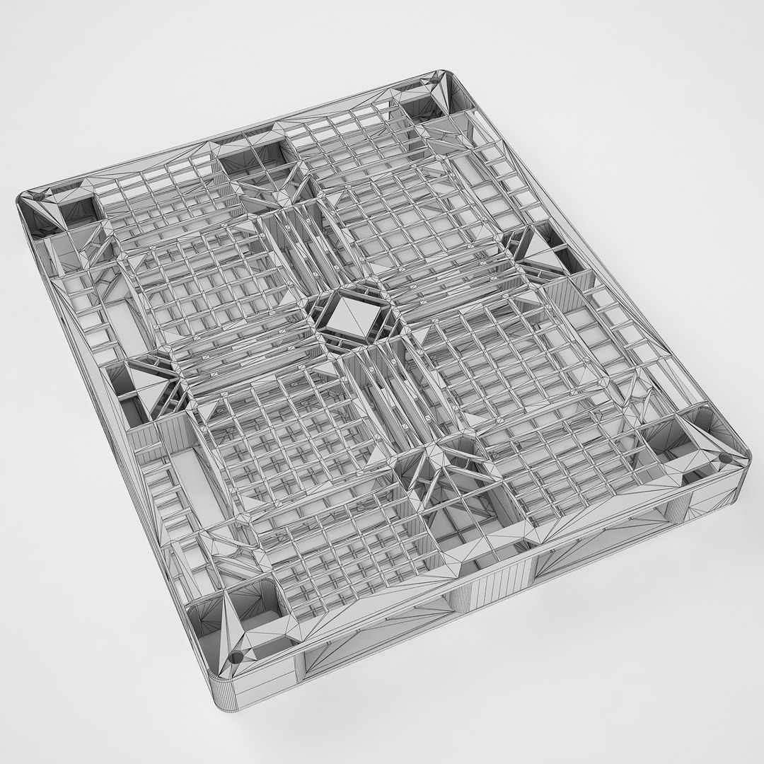 plastic pallet 3d model