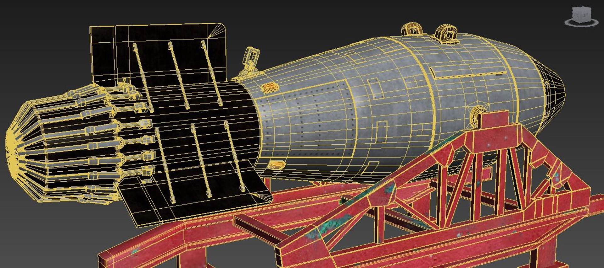 Nuclear Bomb Tsar Bomba 3d Obj