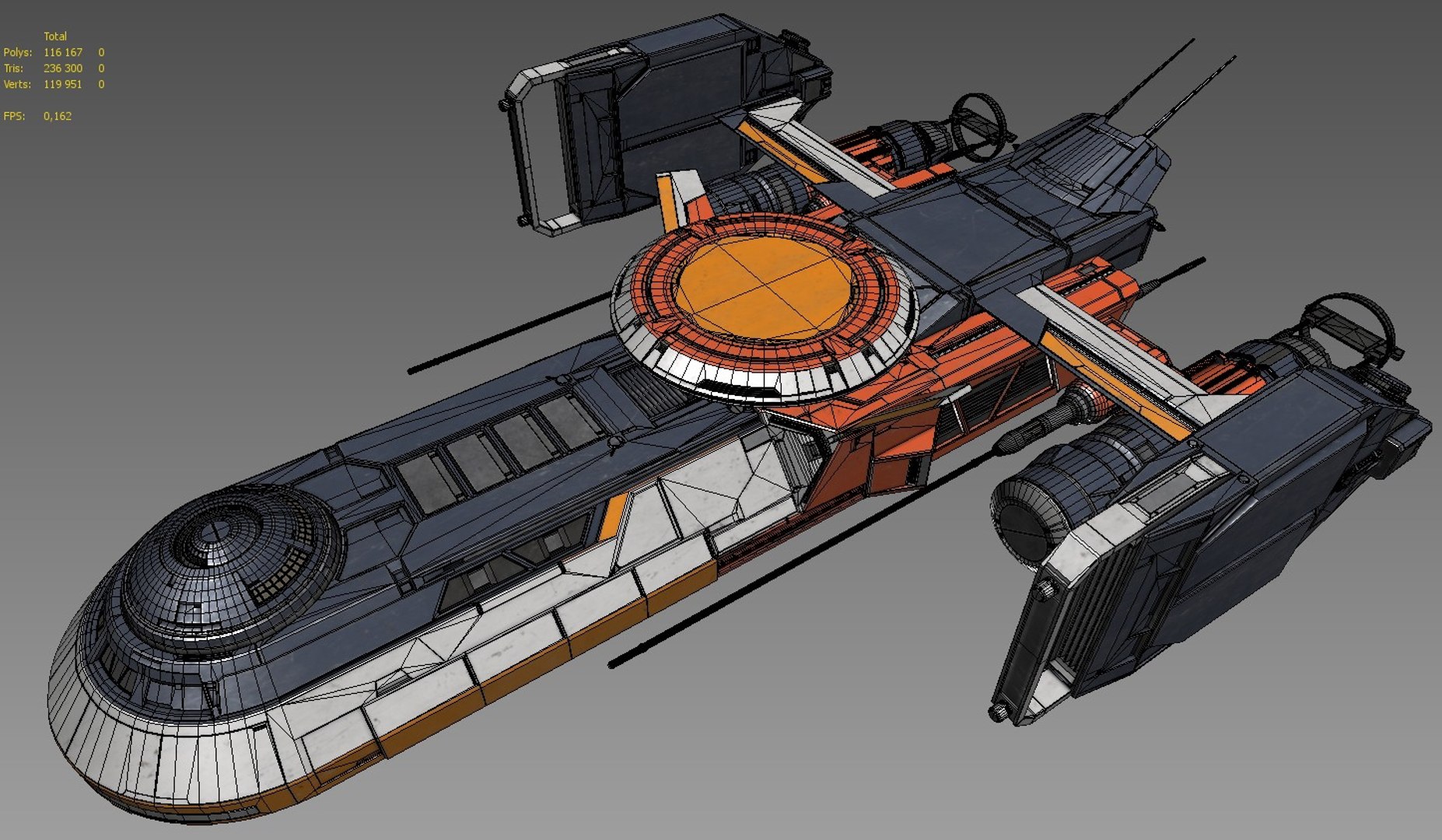 3D Cargo Spacecraft - TurboSquid 1300700