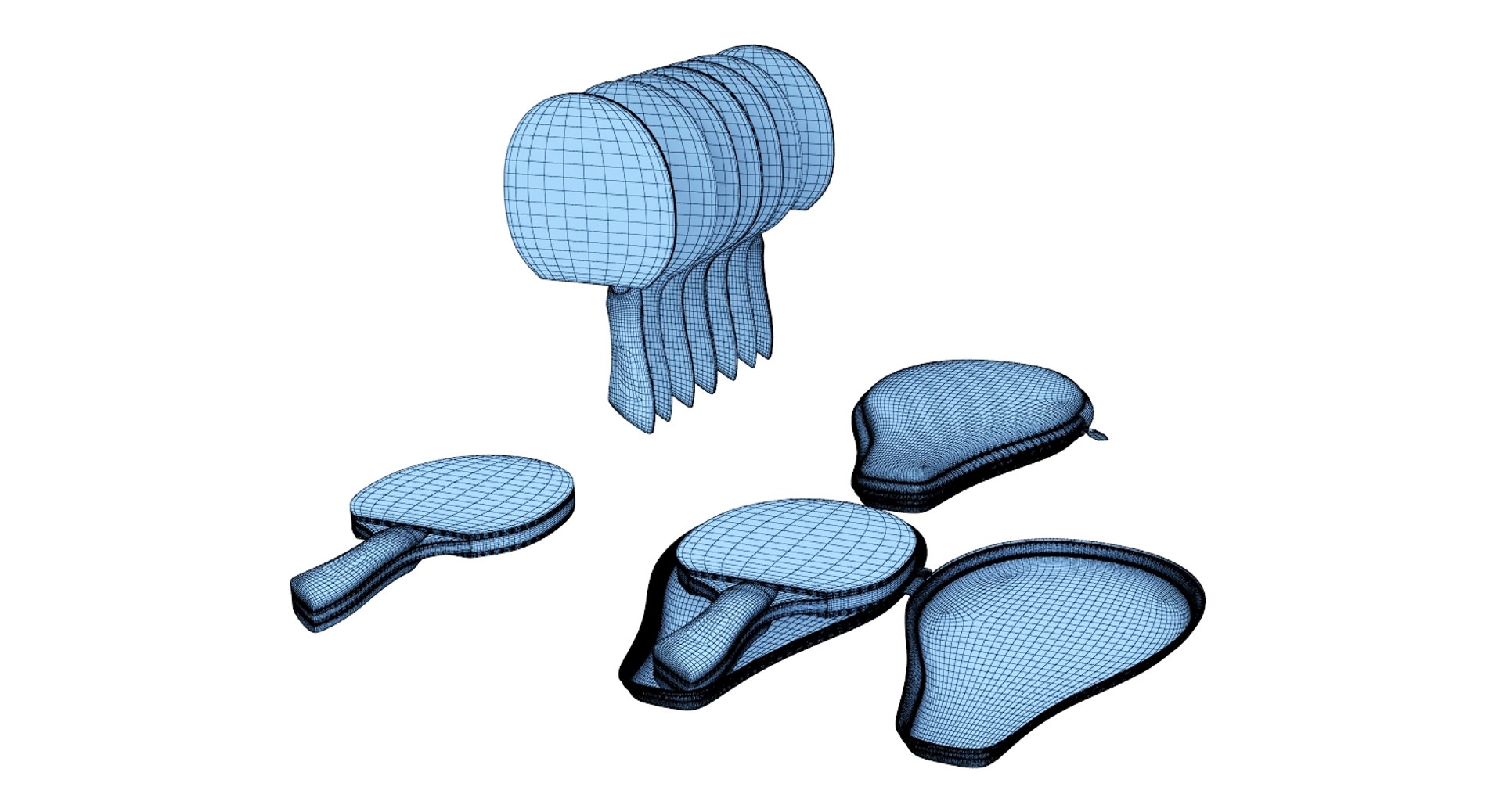 3D case exploded ping model - TurboSquid 1346401