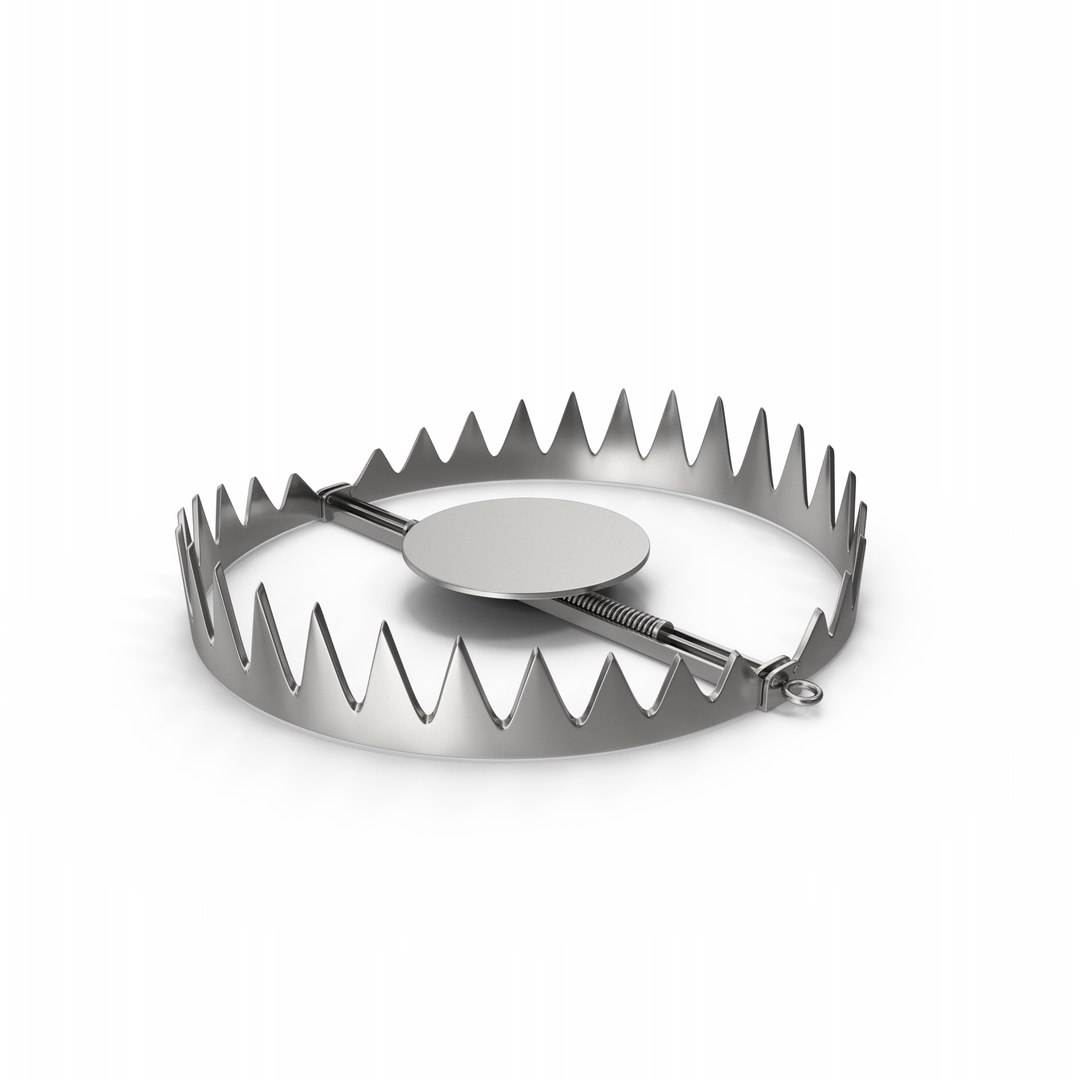 Steel Bear Trap 3D Model - TurboSquid 2129191