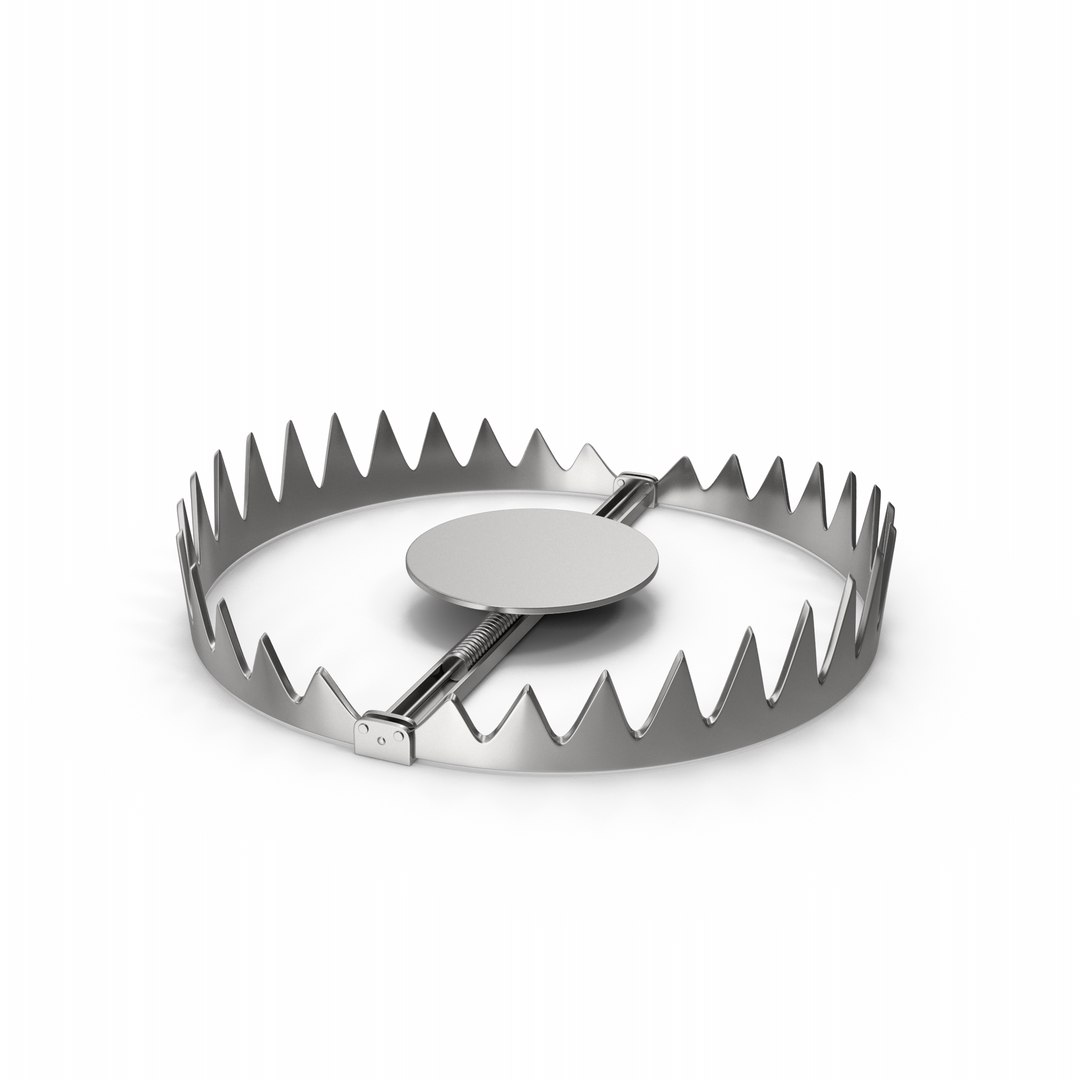 Steel Bear Trap 3D Model - TurboSquid 2129191