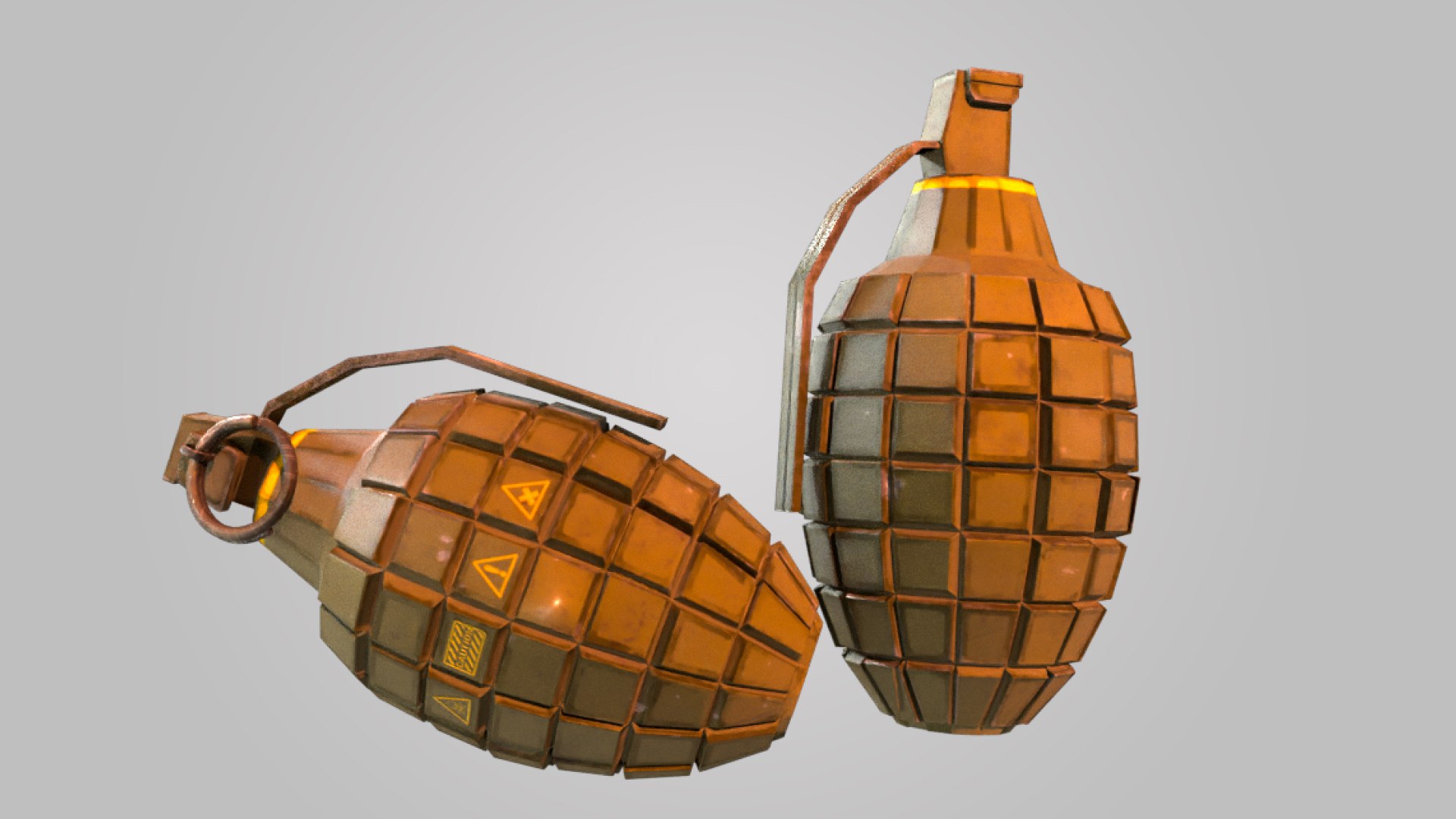 F1 Grenade - Frag Hand Grenade 3D Model 3D Model - TurboSquid 2141568