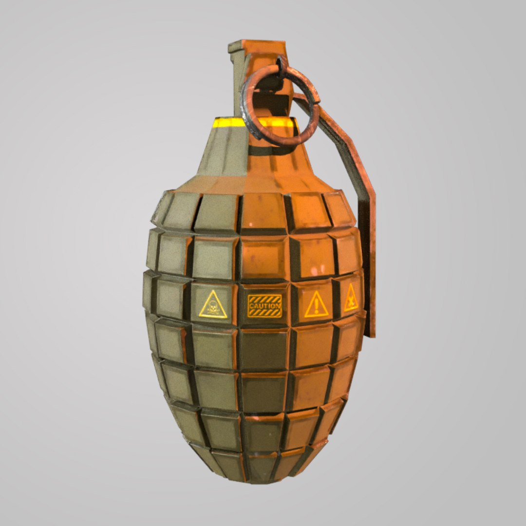 F1 Grenade - Frag Hand Grenade 3D Model 3D Model - TurboSquid 2141568