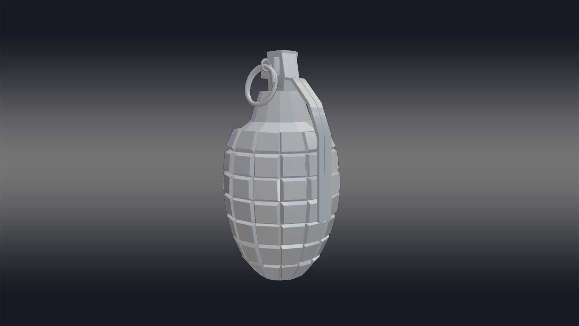 F1 Grenade - Frag Hand Grenade 3D Model 3D Model - TurboSquid 2141568