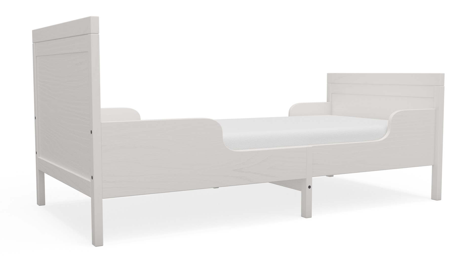 3D Bed For Children Room IKEA SUNDVIK White - TurboSquid 2135056