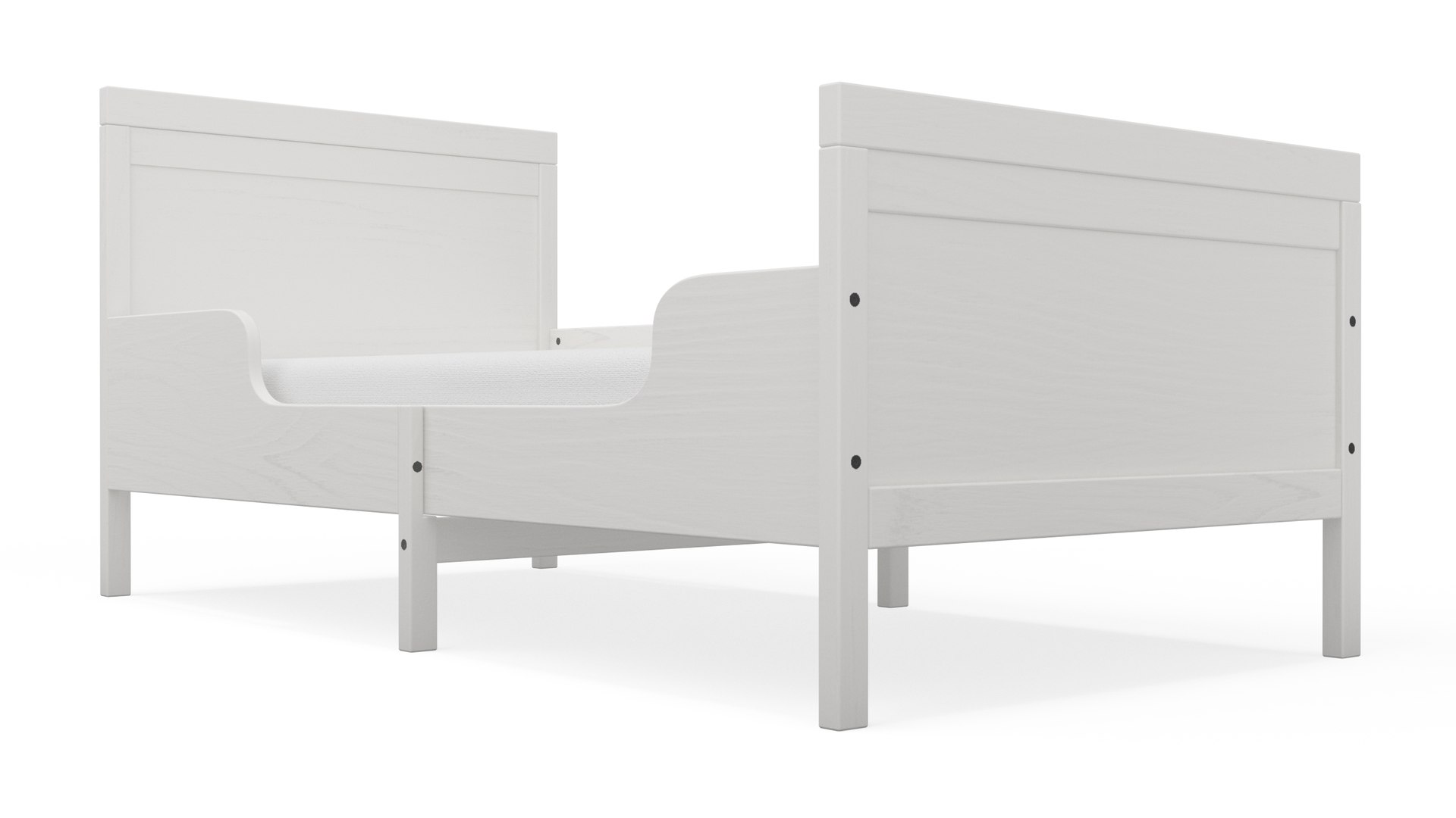 3D Bed For Children Room IKEA SUNDVIK White - TurboSquid 2135056