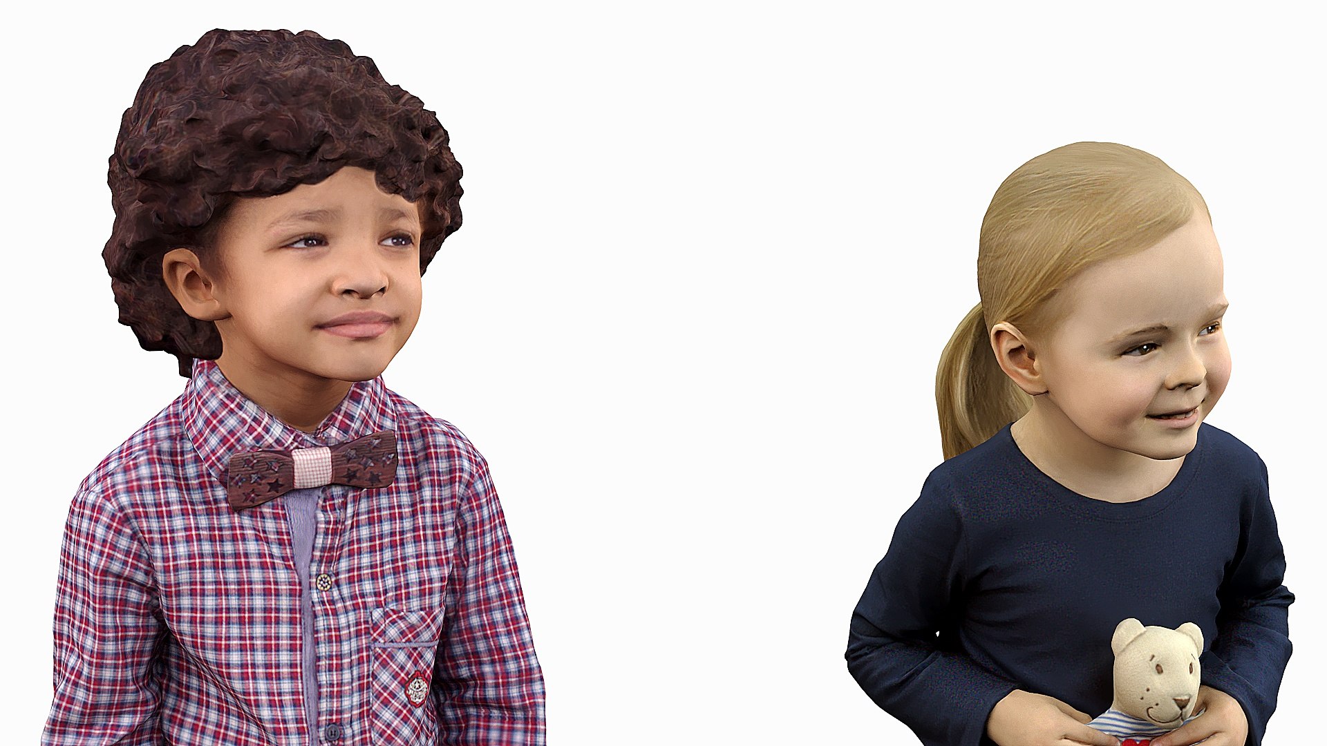 3D Child Collection X4 Model - TurboSquid 2387204