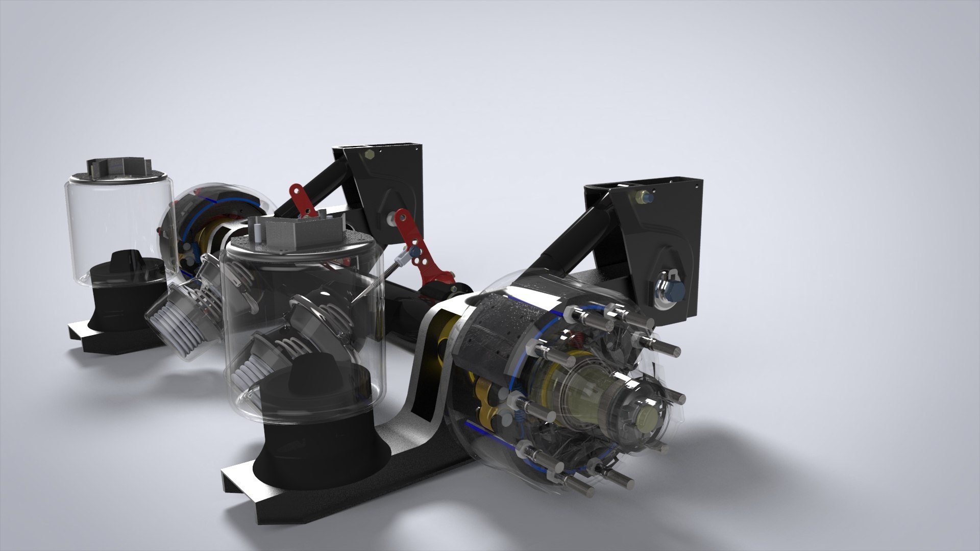 3D semi trailer axle - TurboSquid 1693682