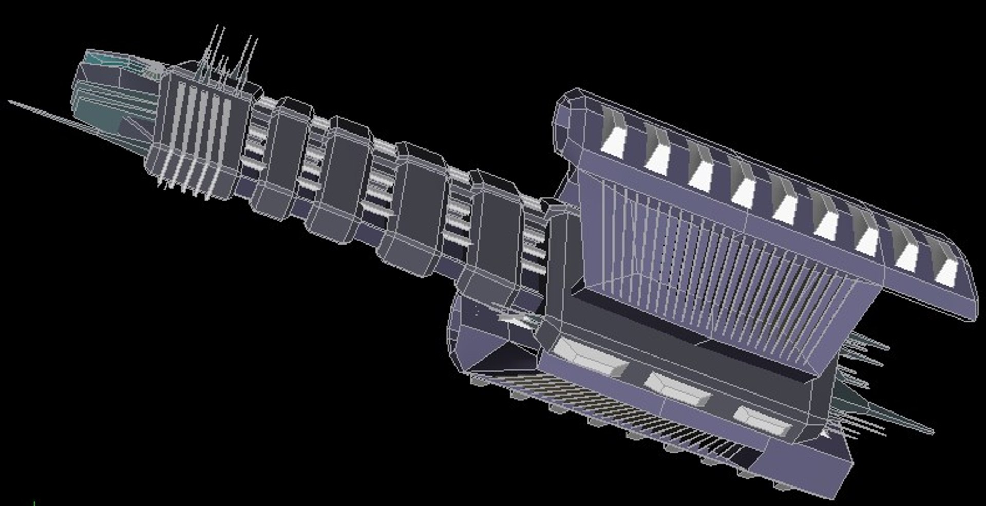 3ds Max Heavy Space Cruiser