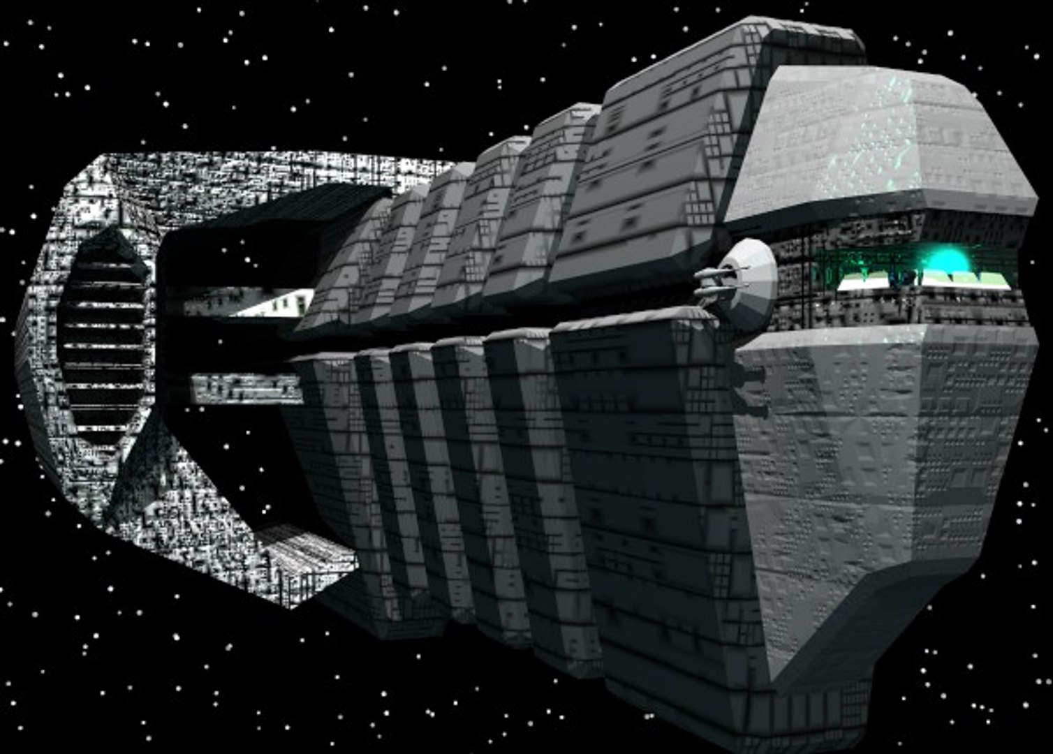 3ds Max Heavy Space Cruiser