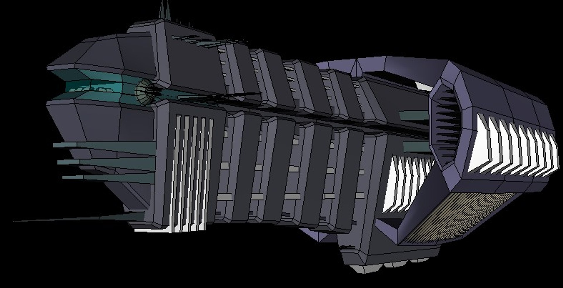 3ds Max Heavy Space Cruiser