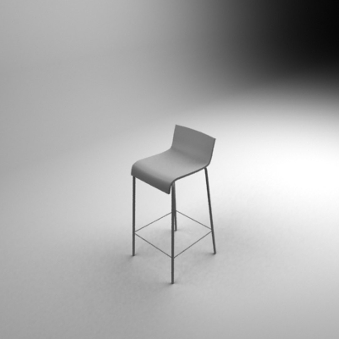 bar chair 3d model