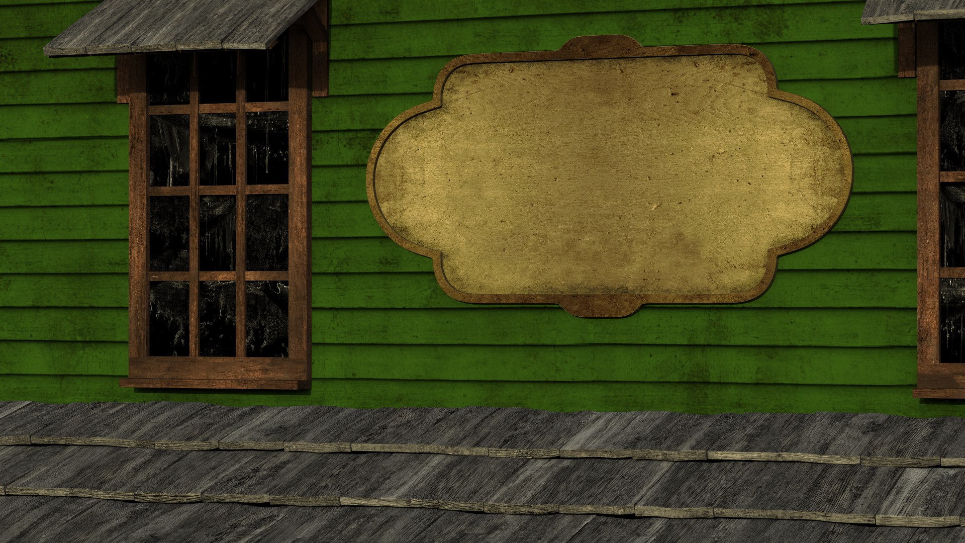 3D Frontage Western House - TurboSquid 2140720