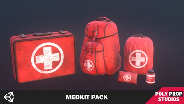 modelo 3d Medkit Pack - TurboSquid 2032201