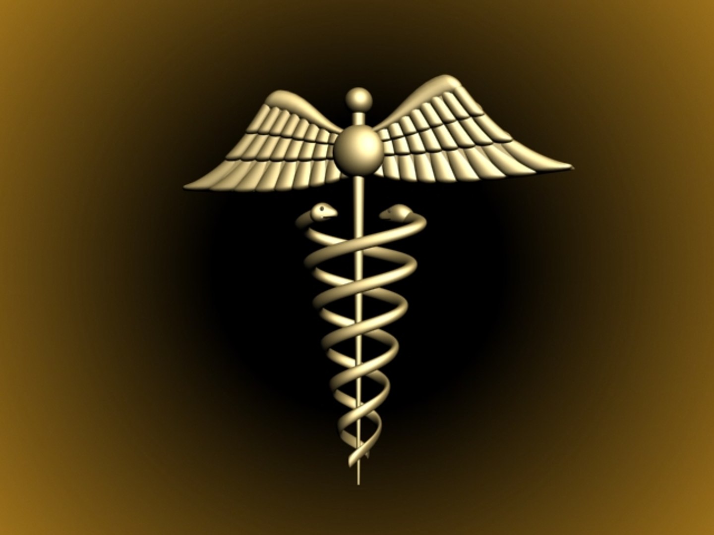 Caduceus Symbol 3d Max