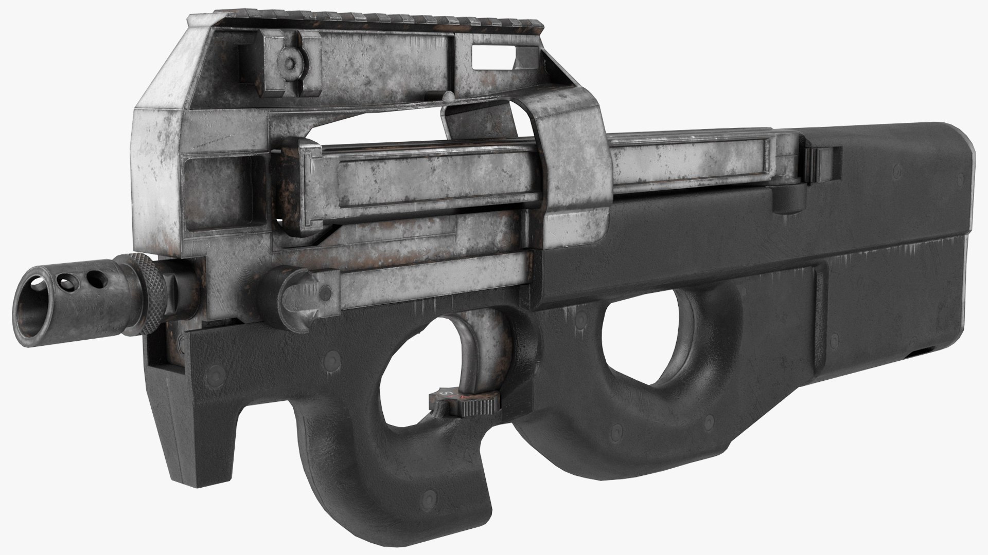 3D Submachine Gun Game Weapon - TurboSquid 2099625