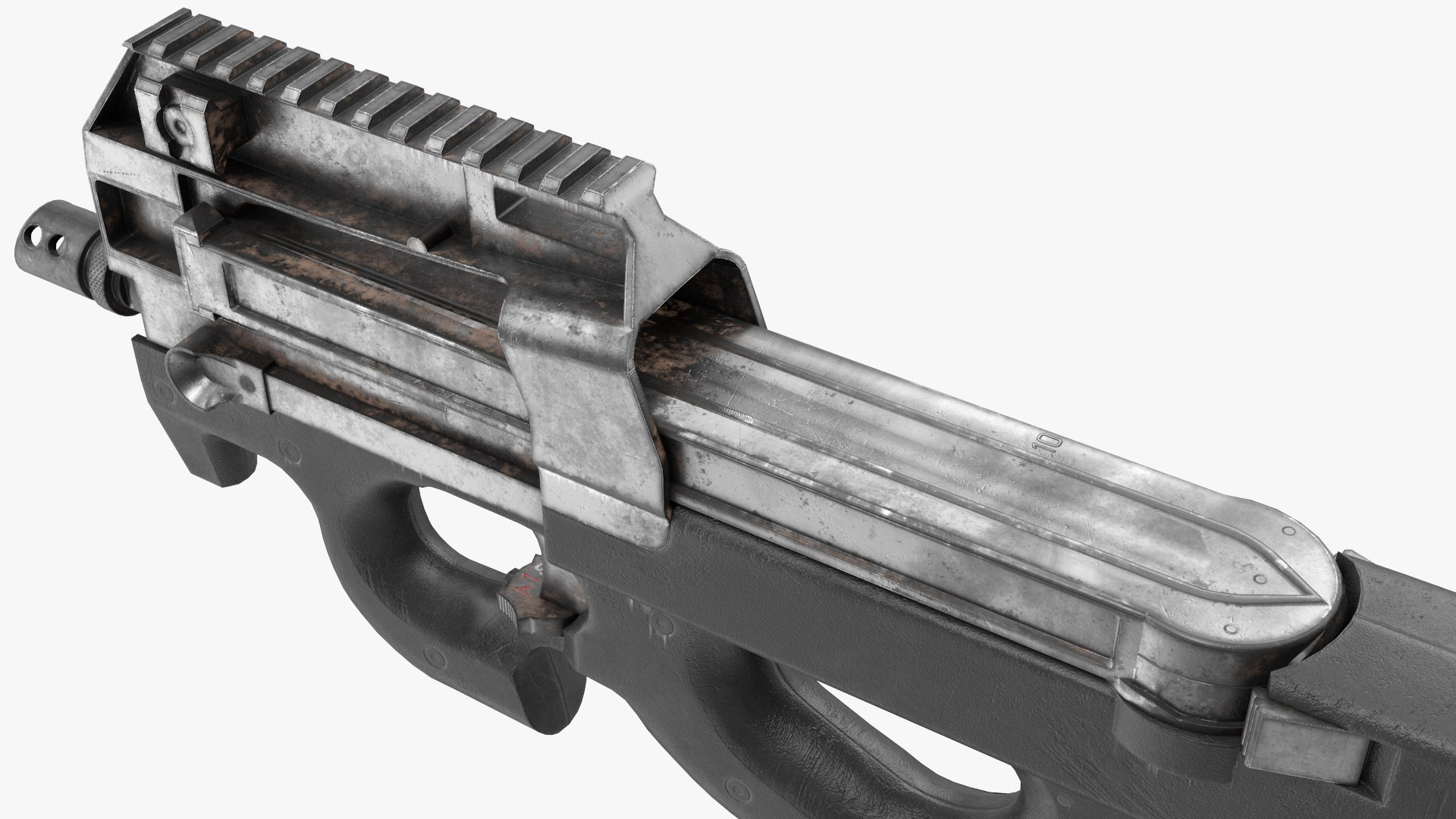 3D Submachine Gun Game Weapon - TurboSquid 2099625