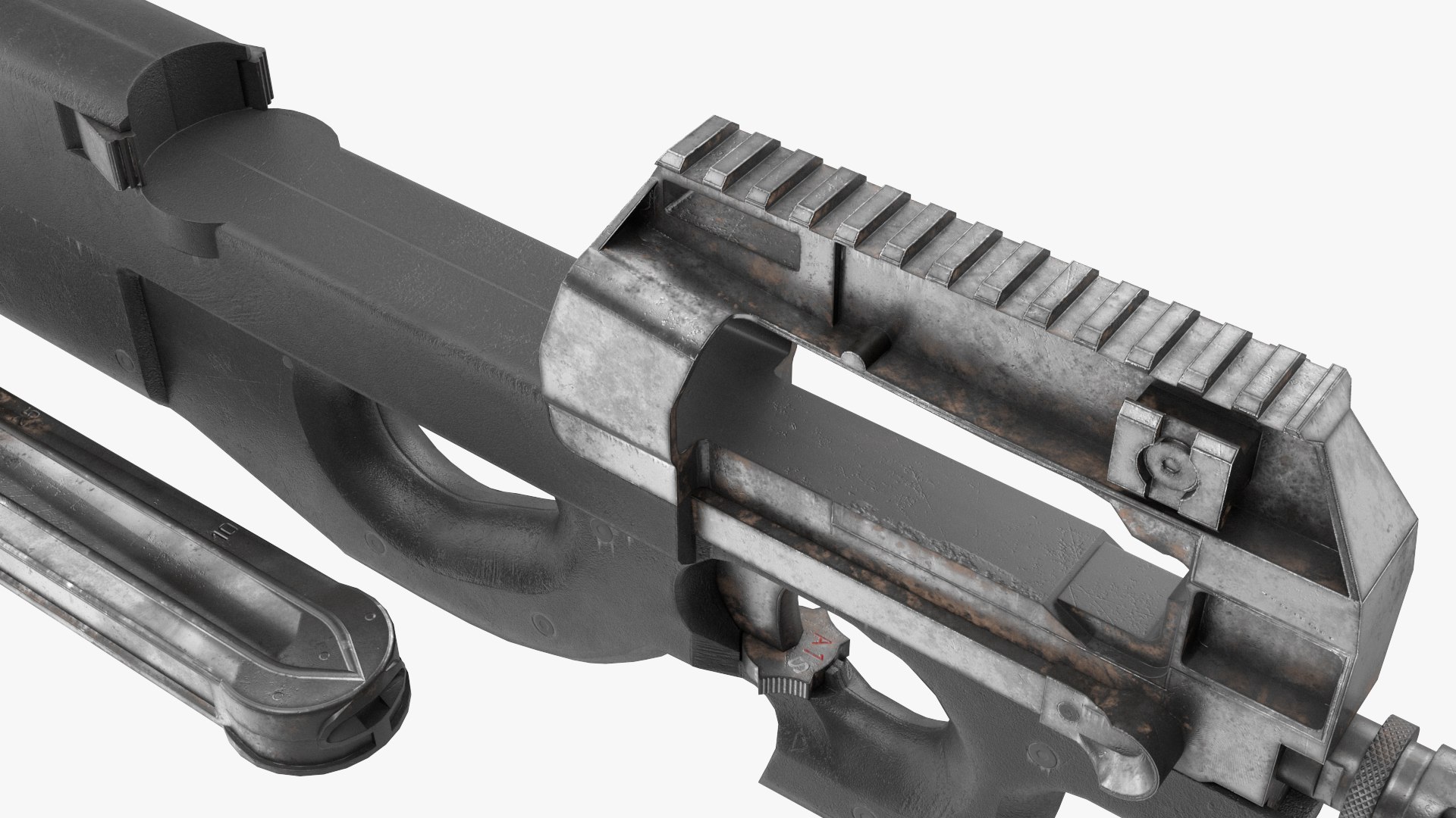 3D Submachine Gun Game Weapon - TurboSquid 2099625