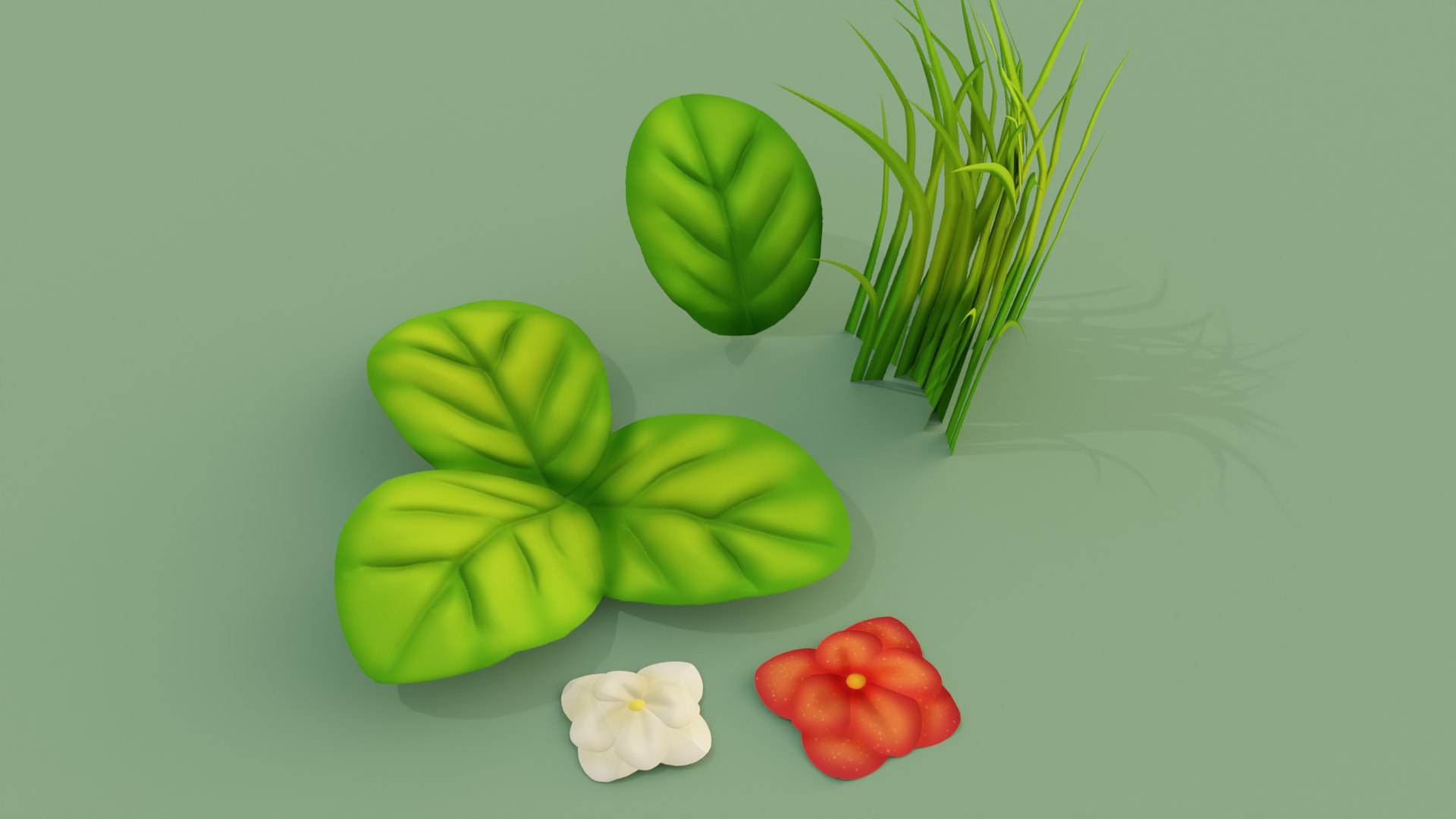 Stylized Plants Pack 3D - TurboSquid 2068916