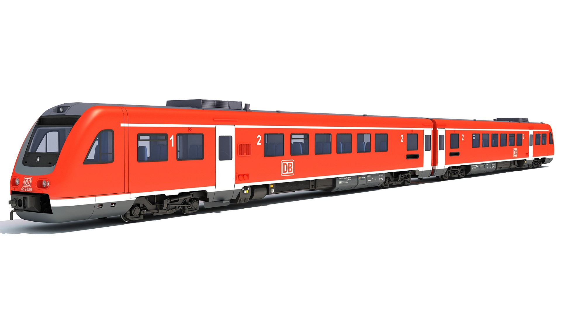3D Siemens Desiro Class 642 - TurboSquid 1653058