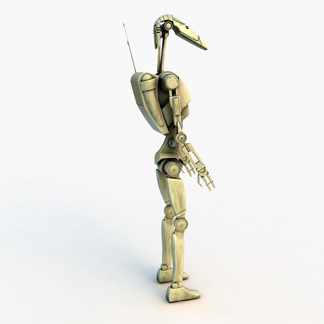 Battle Droid Star Wars 3d Model