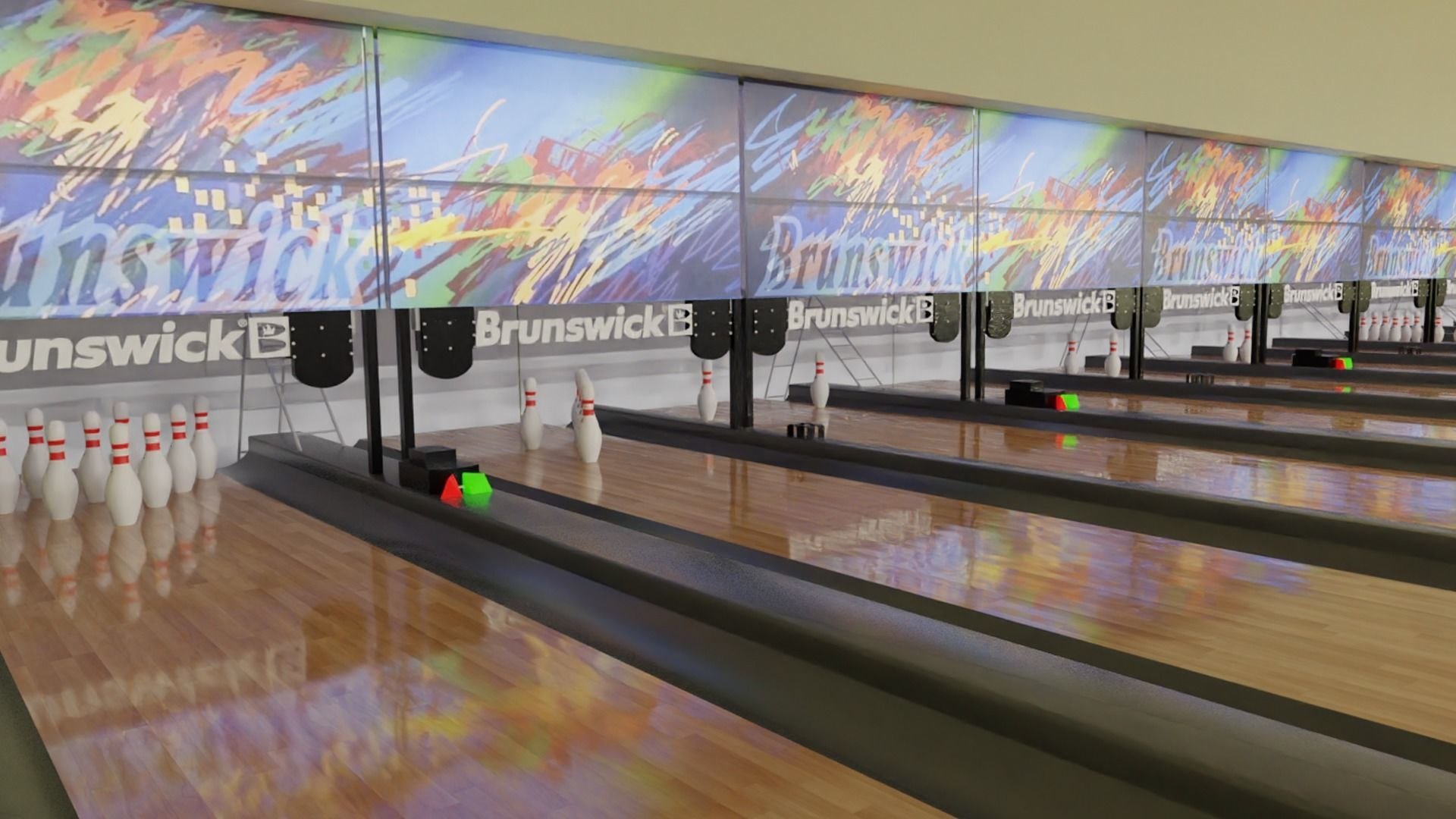 3D BowlingAlleyV1 Model - TurboSquid 2125144