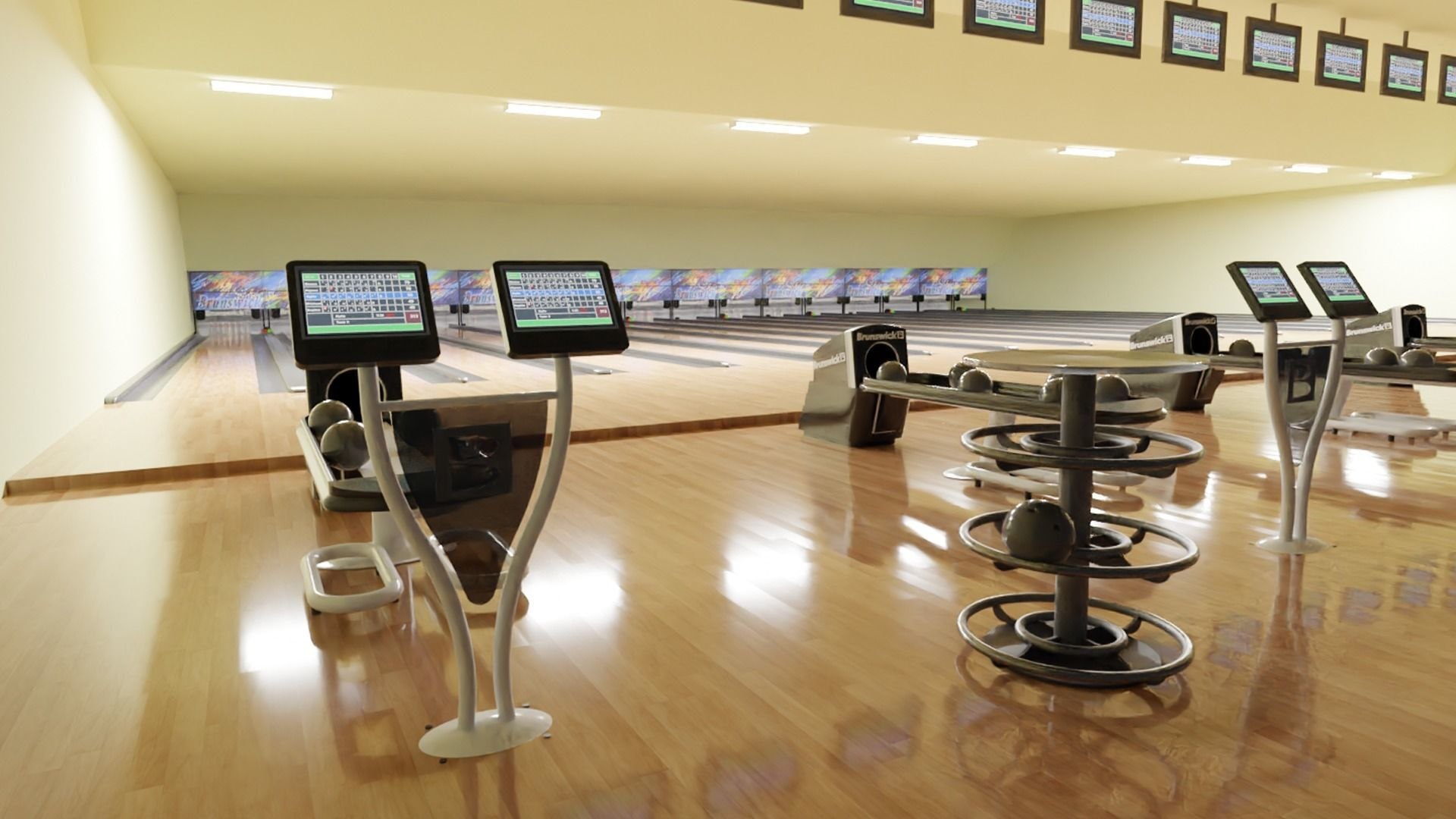 3D BowlingAlleyV1 Model - TurboSquid 2125144