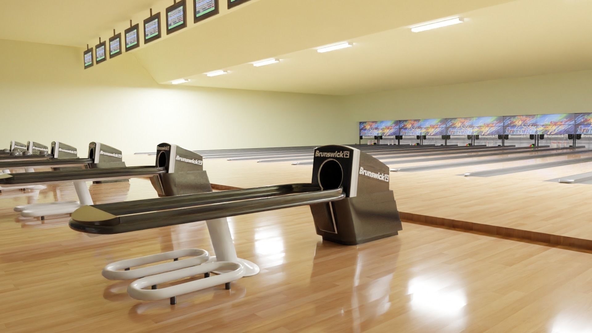 3D BowlingAlleyV1 Model - TurboSquid 2125144