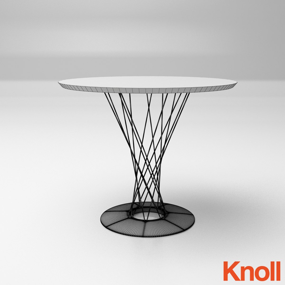 3D Knoll Cyclone Dining Table - TurboSquid 1178297