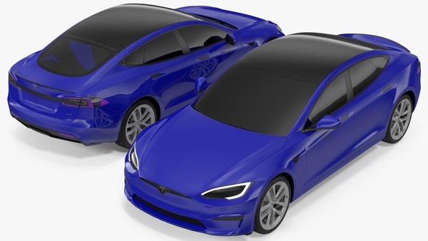 3D Tesla Model S Plaid Exterior Only - TurboSquid 1752838