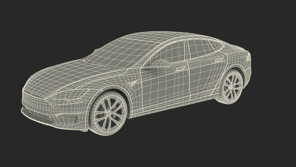 3D Tesla Model S Plaid Exterior Only - TurboSquid 1752838
