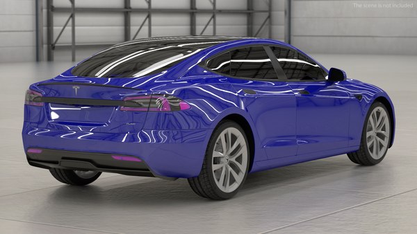 3D Tesla Model S Plaid Exterior Only - TurboSquid 1752838