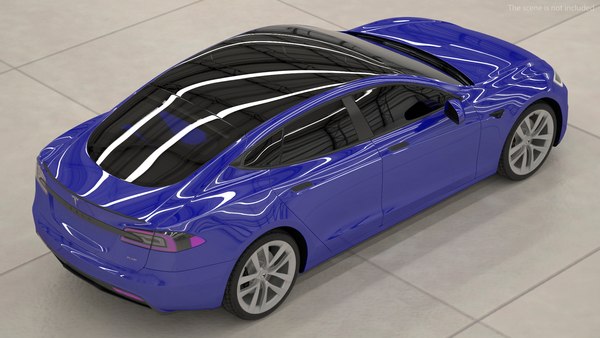 3D Tesla Model S Plaid Exterior Only - TurboSquid 1752838