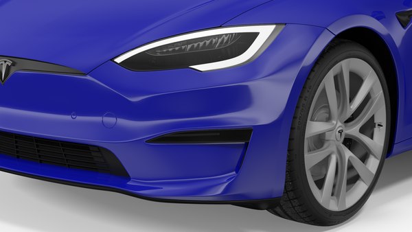 3D Tesla Model S Plaid Exterior Only - TurboSquid 1752838
