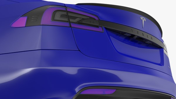 3D Tesla Model S Plaid Exterior Only - TurboSquid 1752838