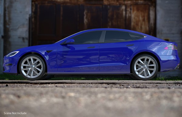 3D Tesla Model S Plaid Exterior Only - TurboSquid 1752838