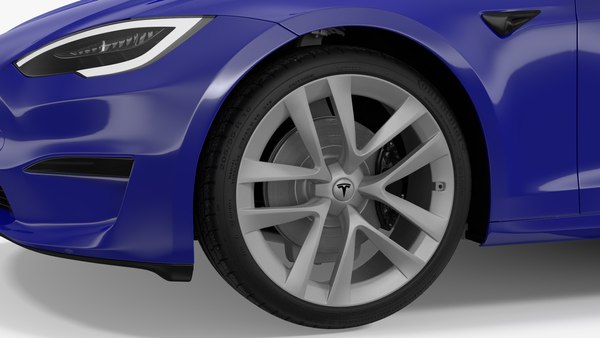 3D Tesla Model S Plaid Exterior Only - TurboSquid 1752838