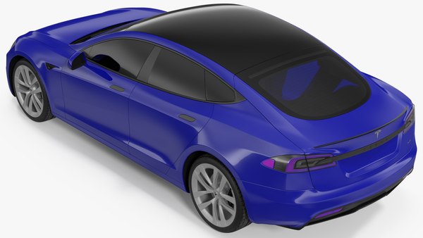 3D Tesla Model S Plaid Exterior Only - TurboSquid 1752838