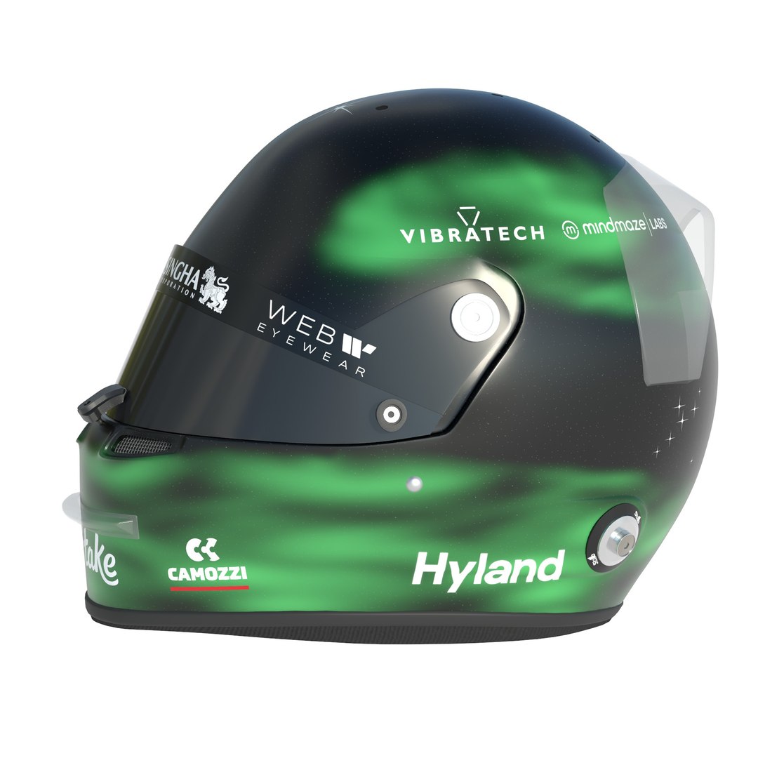 F1 Stake Sauber Team Helmets 2024 3D Model - TurboSquid 2251972