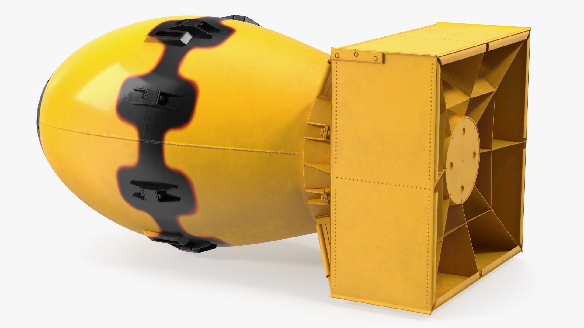 Atomic Bomb Fat Man Yellow 3D Model - TurboSquid 2248100