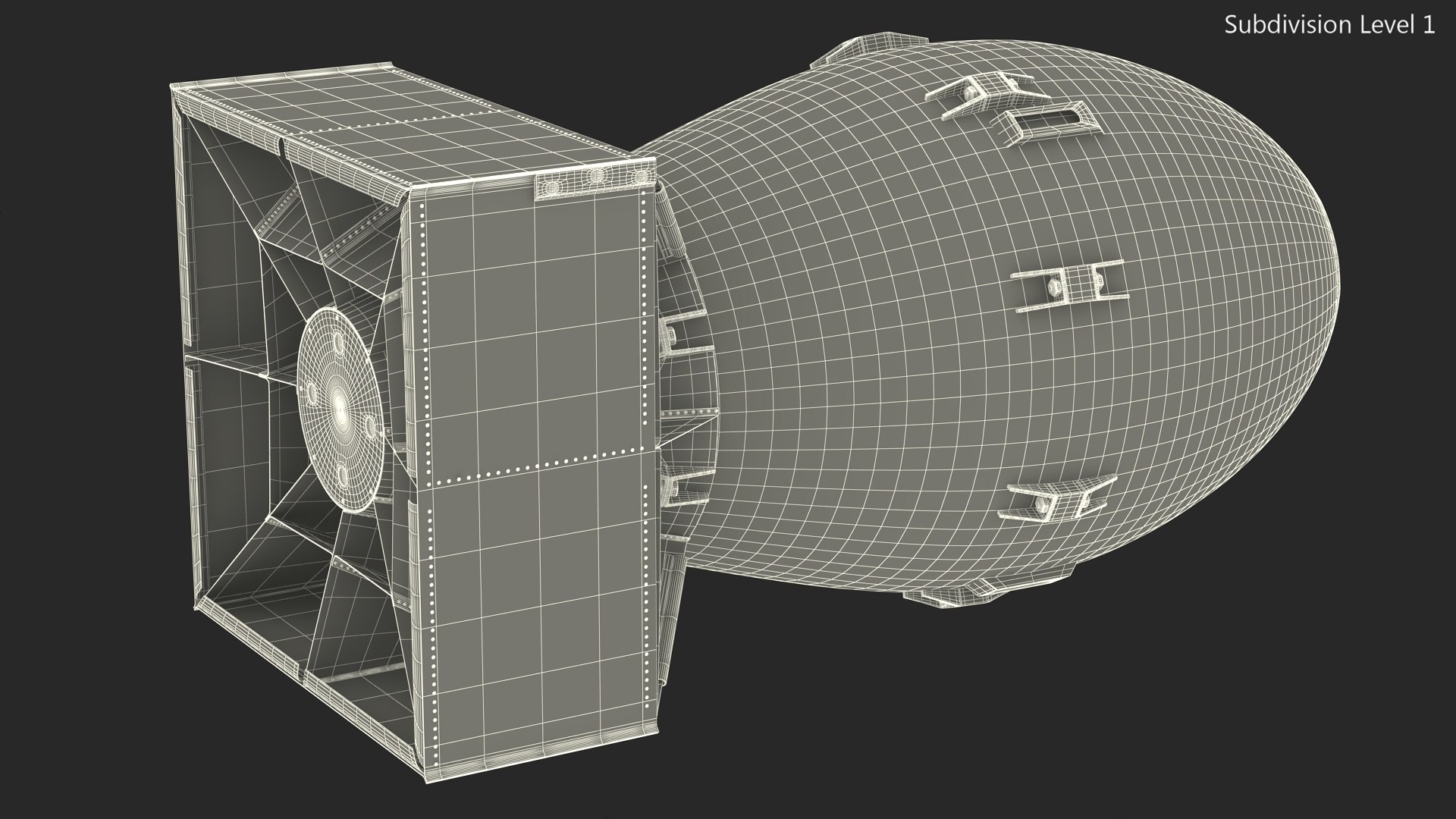 Atomic Bomb Fat Man Yellow 3D Model - TurboSquid 2248100