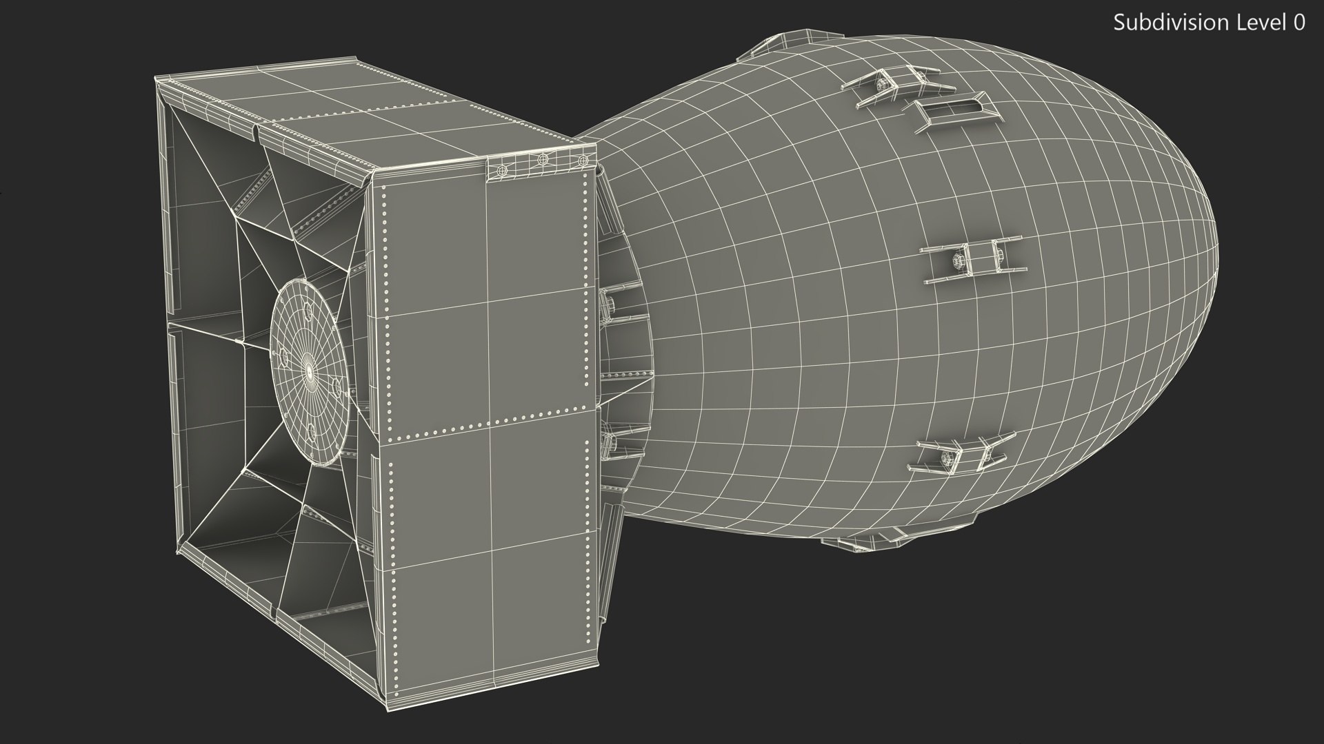Atomic Bomb Fat Man Yellow 3D Model - TurboSquid 2248100