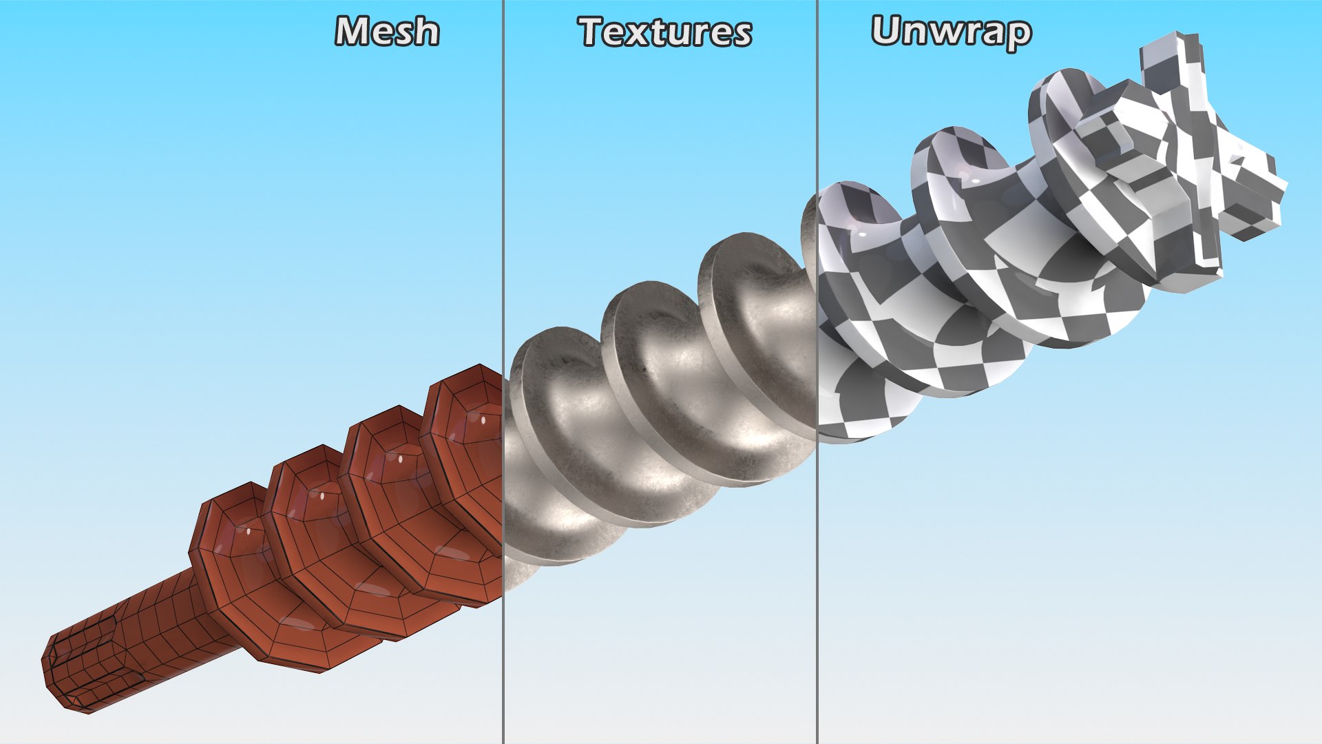 3D Concrete Auger Bit New - TurboSquid 2110820