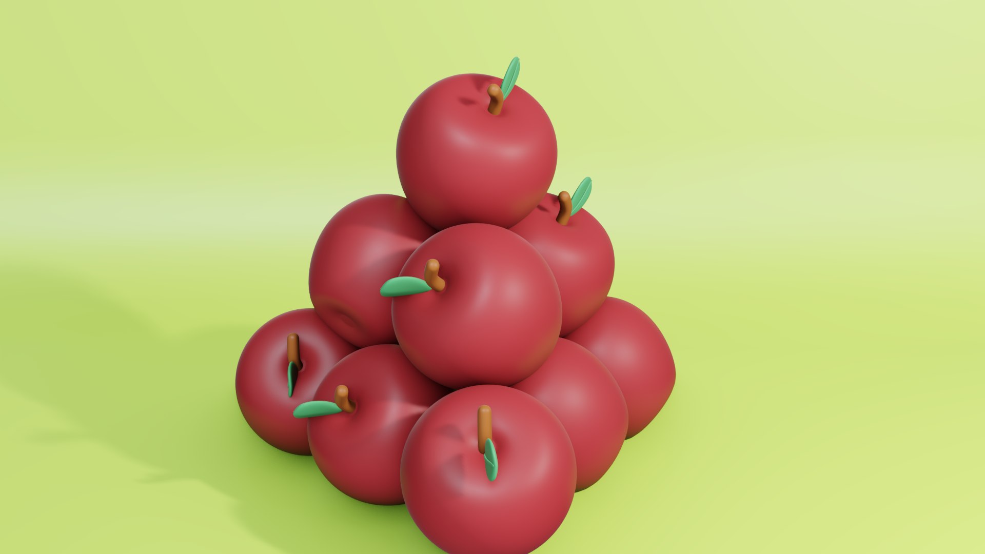Apple 3D - TurboSquid 1916257