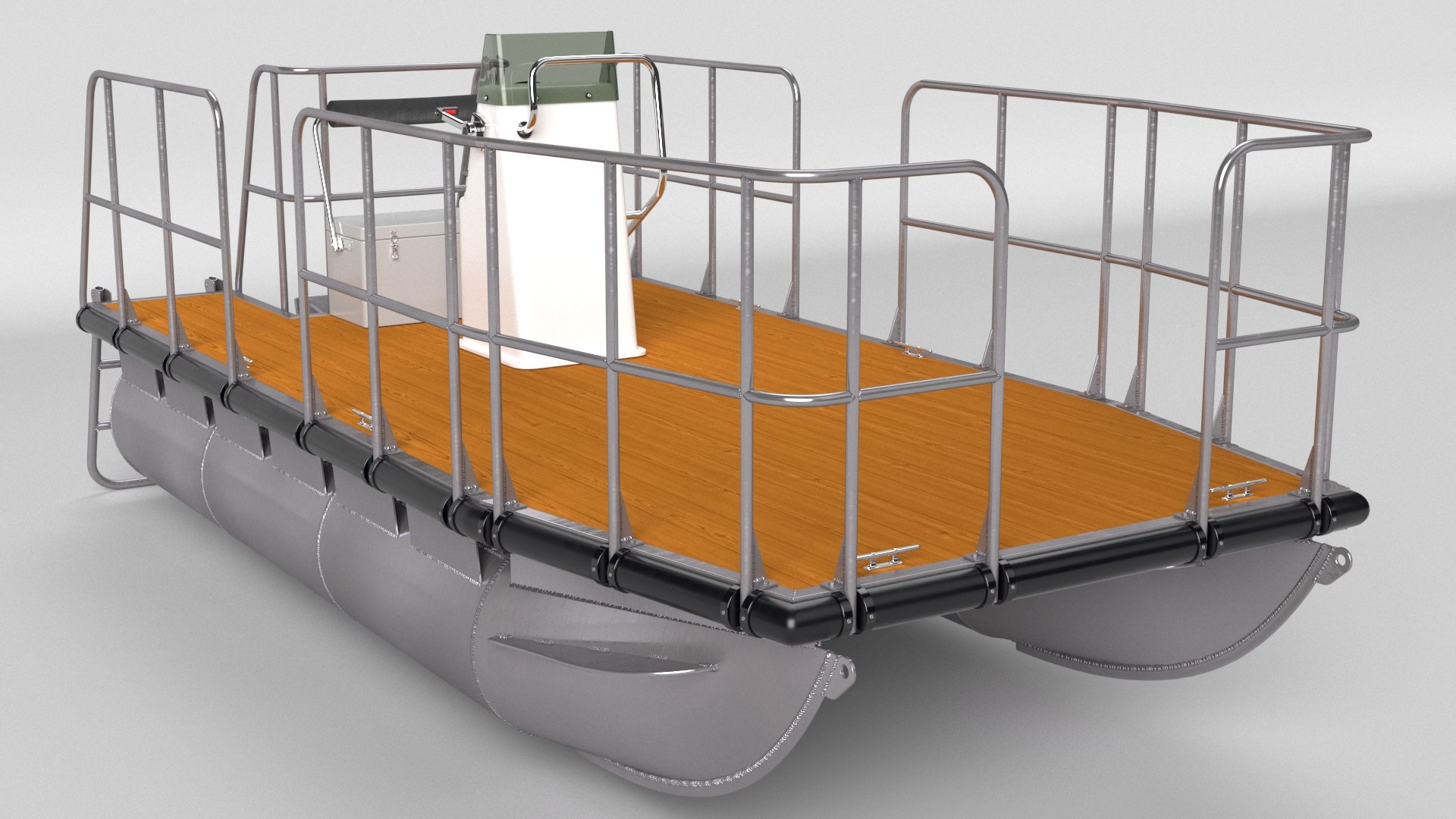 3D Pontoon Boat - TurboSquid 2102261