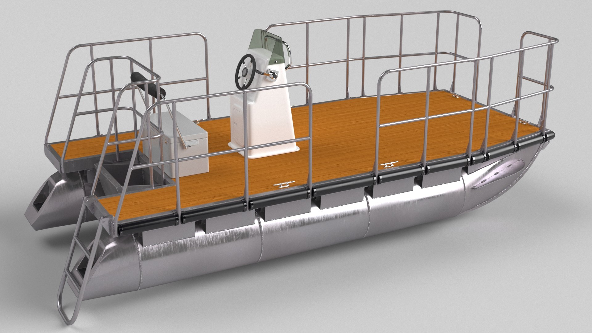 3D Pontoon Boat - TurboSquid 2102261