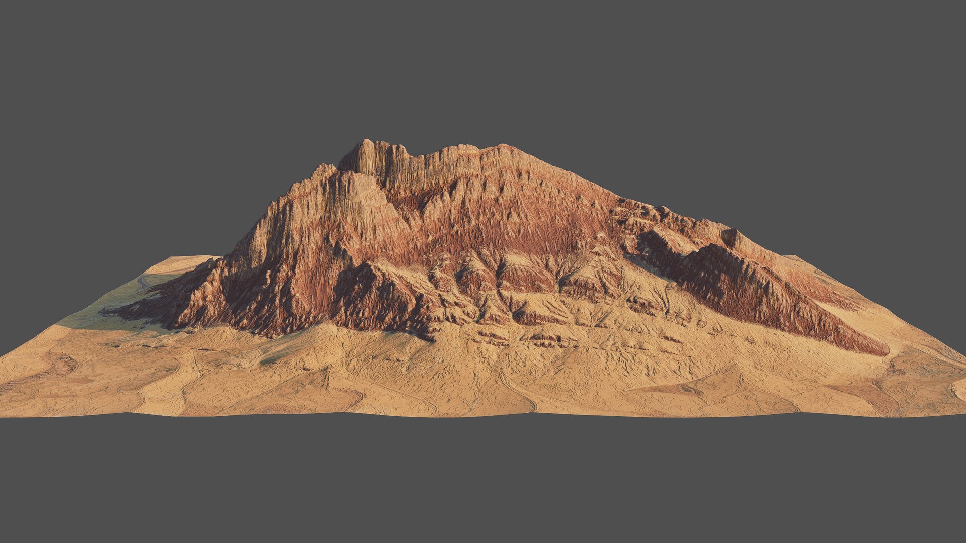 8K Desert Cliff Landscape 3 3D model - TurboSquid 1826834