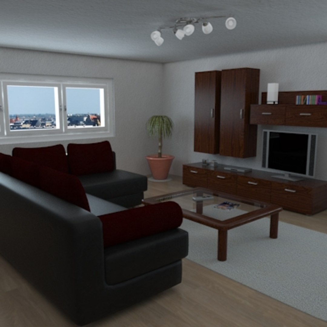 Interior Scene 3d Max
