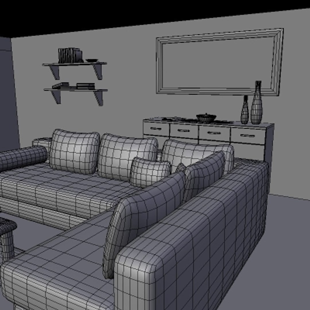 Interior Scene 3d Max